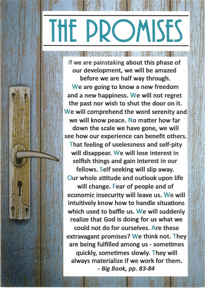 The Promises Anniversary Card – AA NSW Bookshop