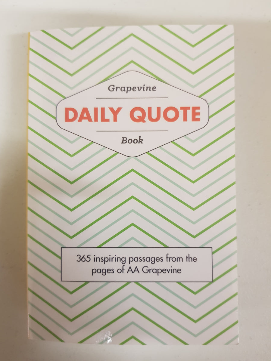 Grapevine daily quotes – AA NSW Bookshop